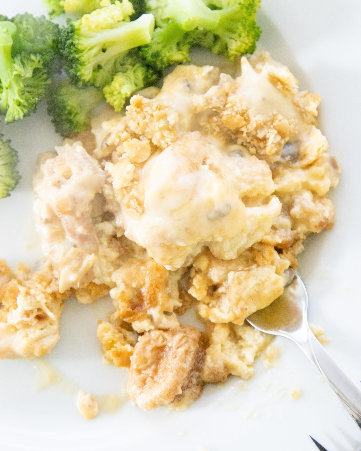 Simple Turkey Filling Casserole Bake - Small Town Scratch
