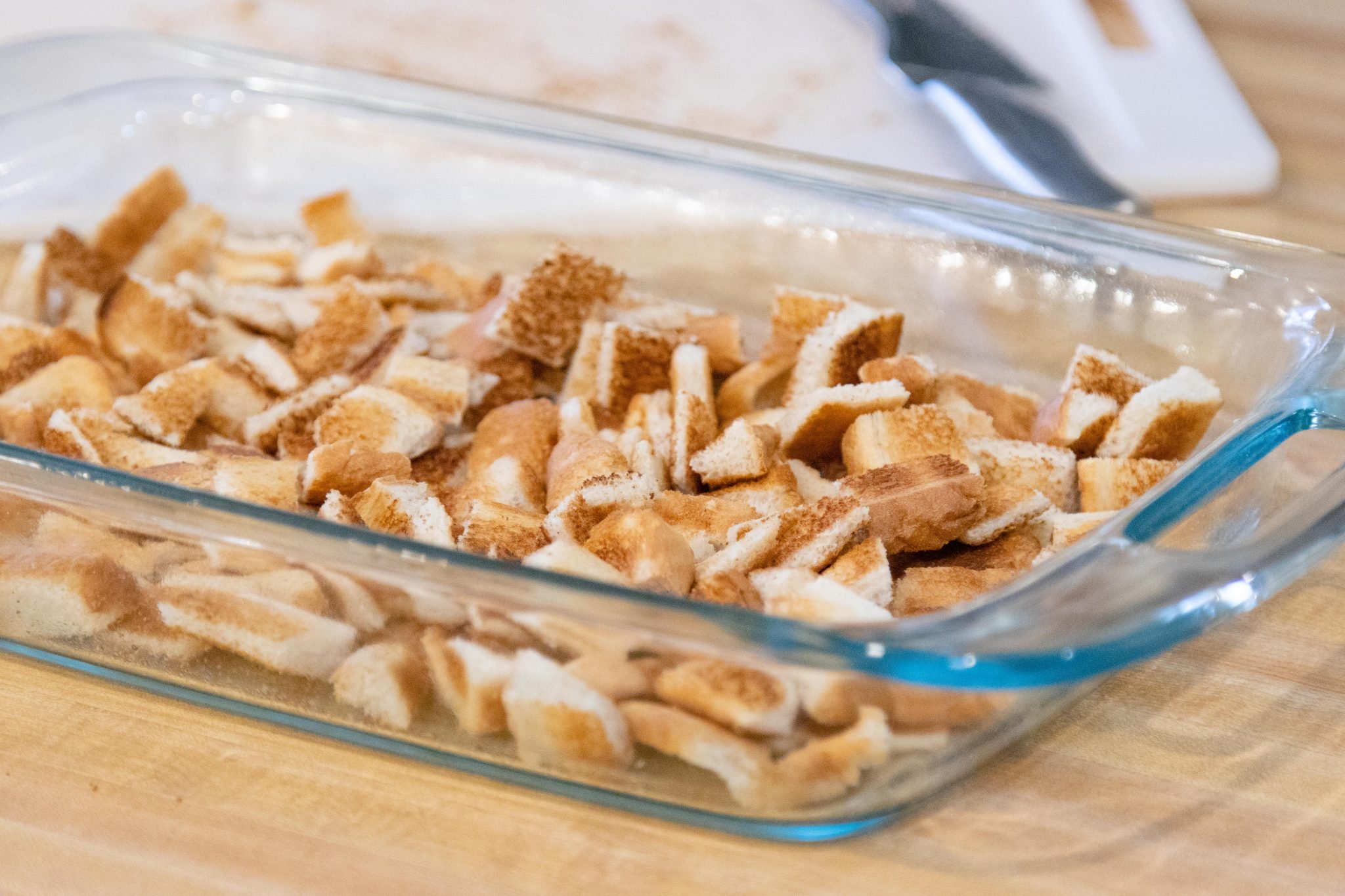 Simple Turkey Filling Casserole Bake - Small Town Scratch