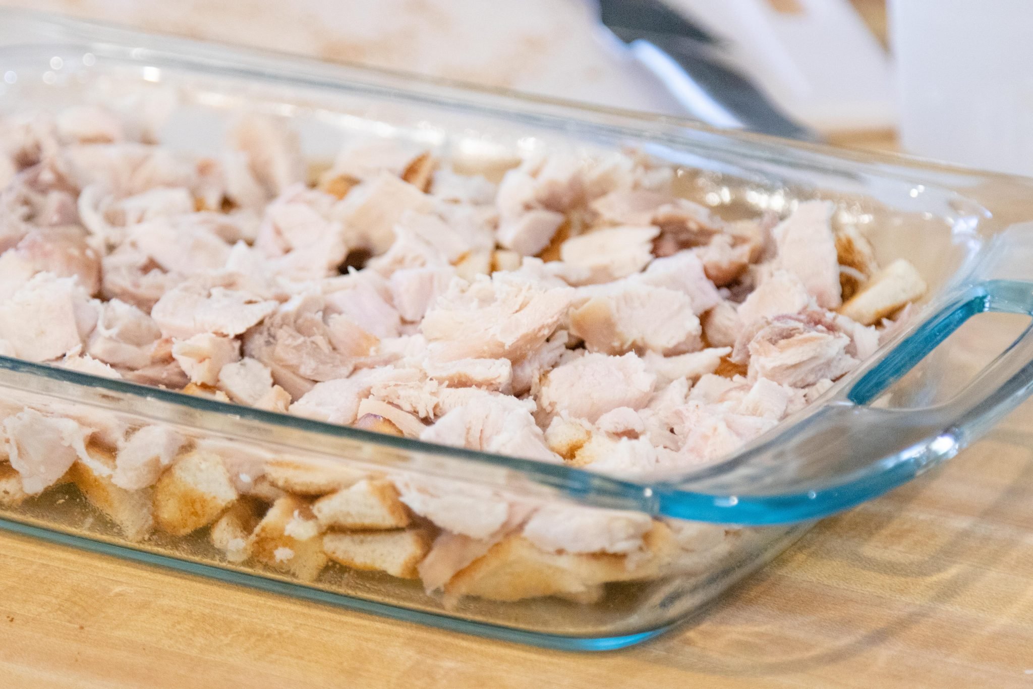 Simple Turkey Filling Casserole Bake - Small Town Scratch