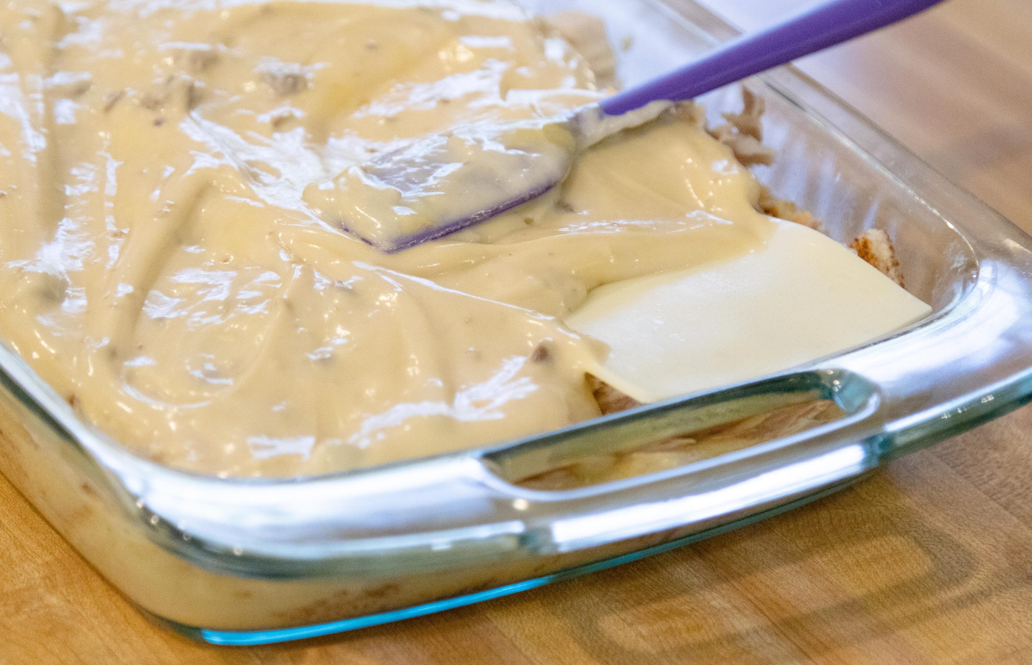 Simple Turkey Filling Casserole Bake - Small Town Scratch