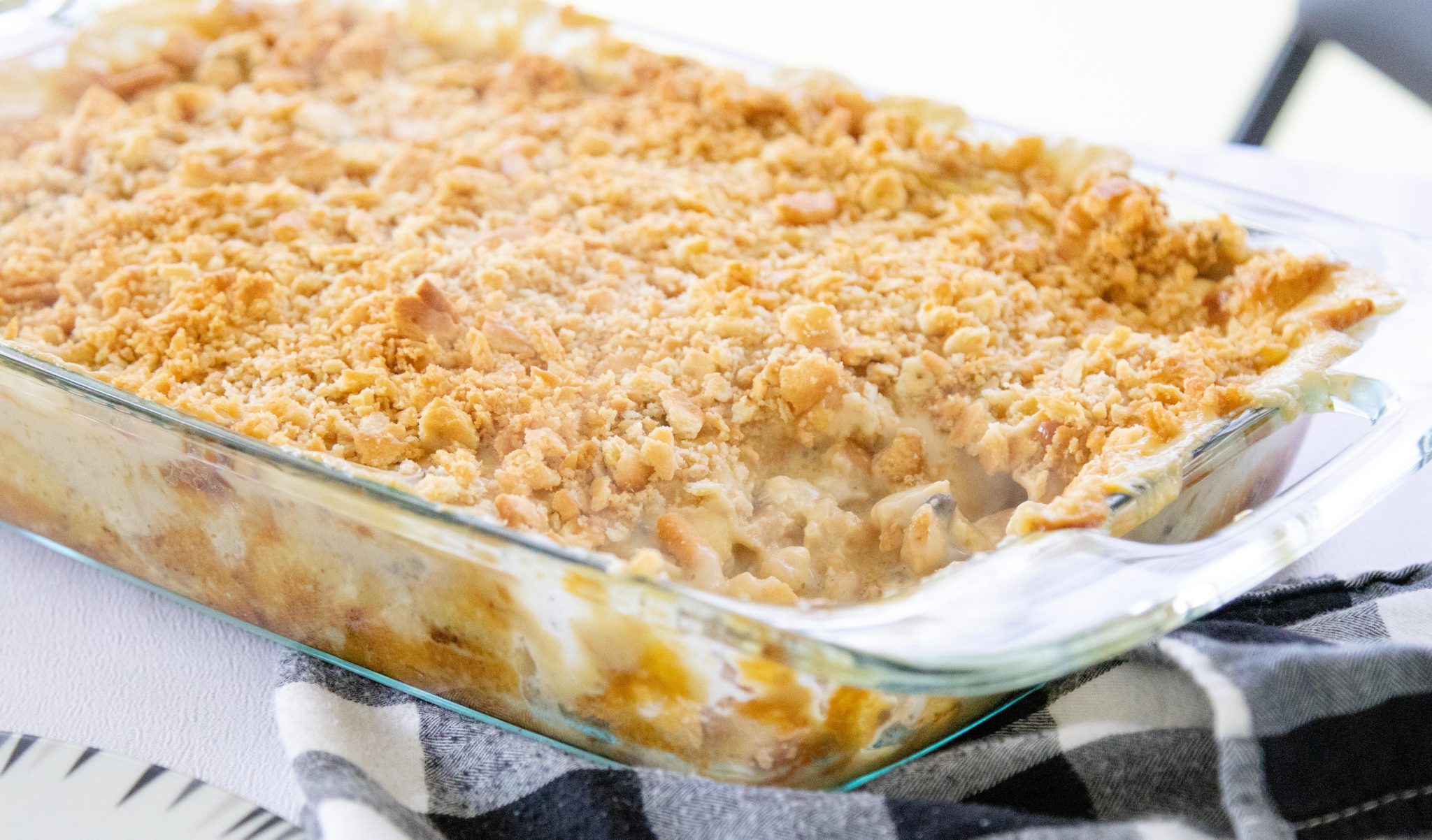 Simple Turkey Filling Casserole Bake - Small Town Scratch