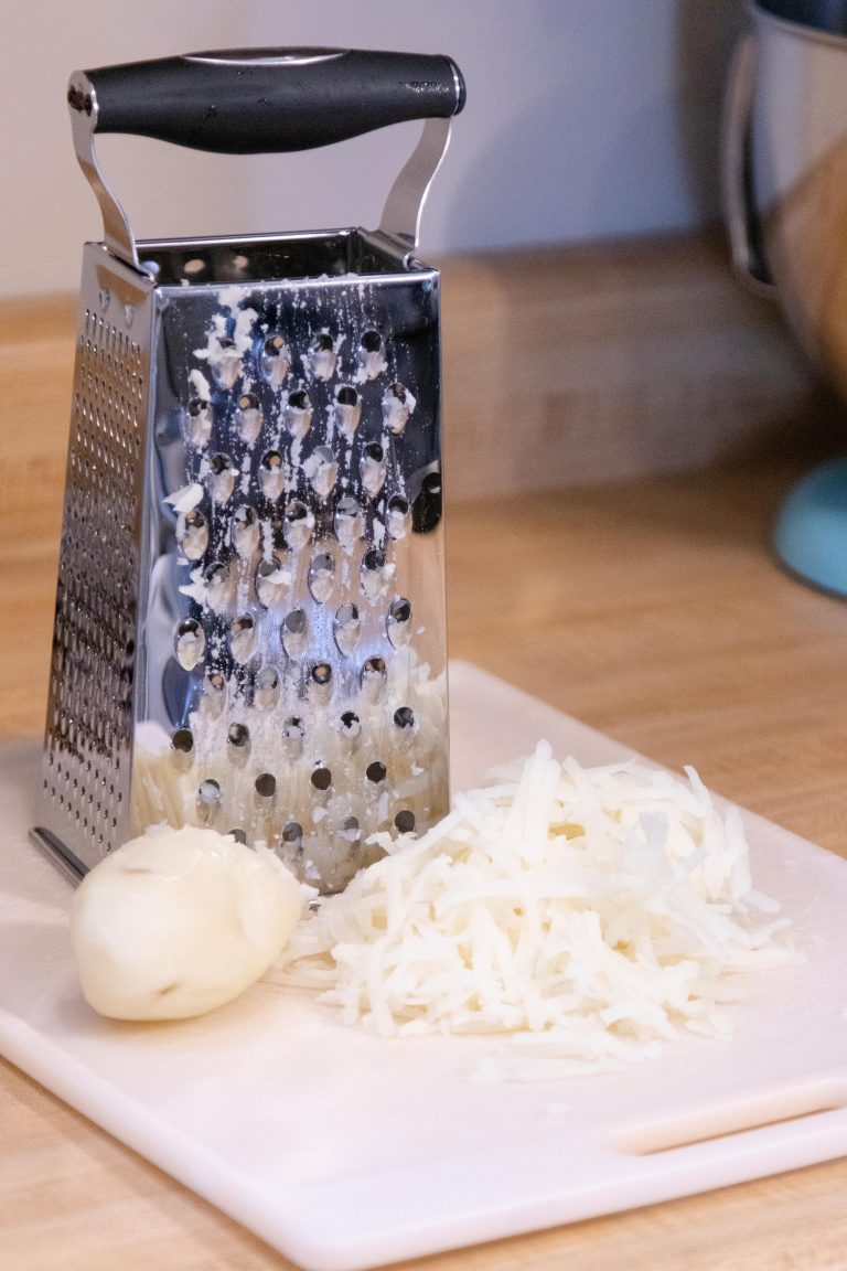 Cheesy Shredded Potluck Potatoes - From Scratch Recipe - Small Town Scratch