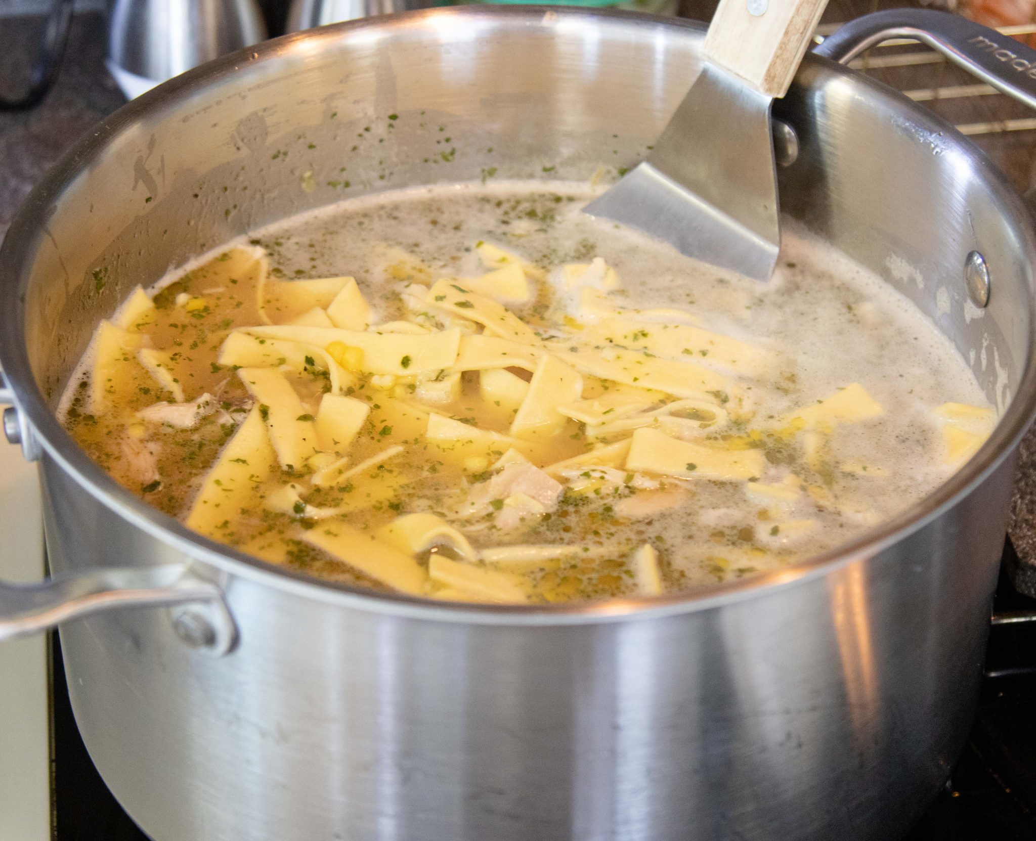Chicken Corn Noodle Soup Recipe - a Mennonite Classic - Small Town Scratch