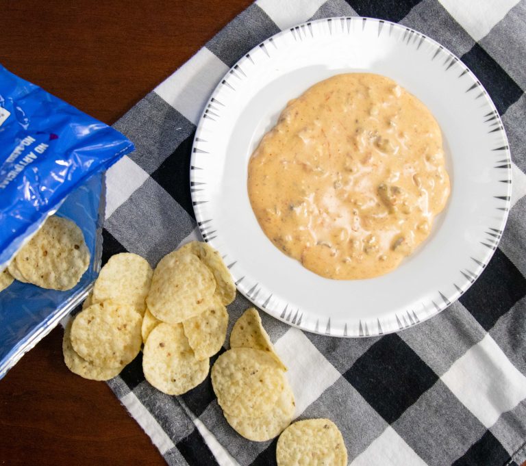 Quick and Easy 4 Ingredient Hamburger Chip Dip Recipe - Small Town Scratch