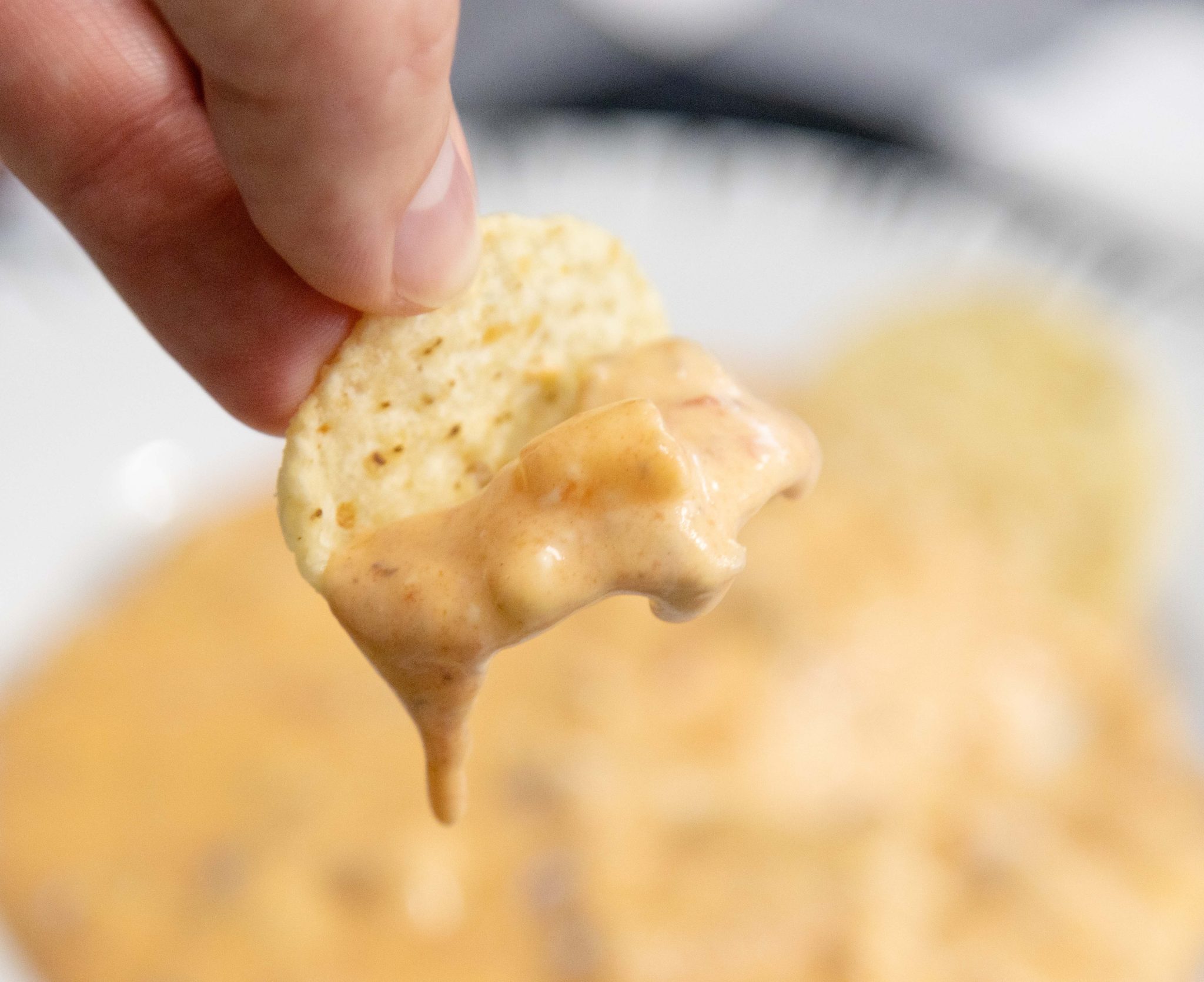 Quick and Easy 4 Ingredient Hamburger Chip Dip Recipe - Small Town Scratch