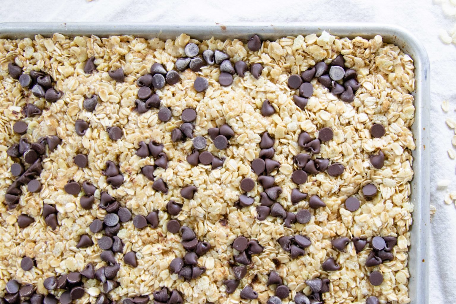 Chewy Crispy Rice Granola Bars - From Scratch Recipe - Small Town Scratch