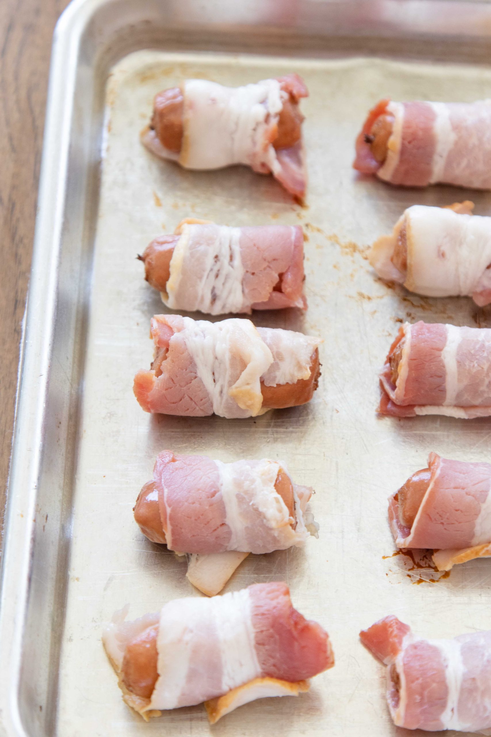 Simple Sweet Bacon Wrapped Little Smokies Recipe - Small Town Scratch