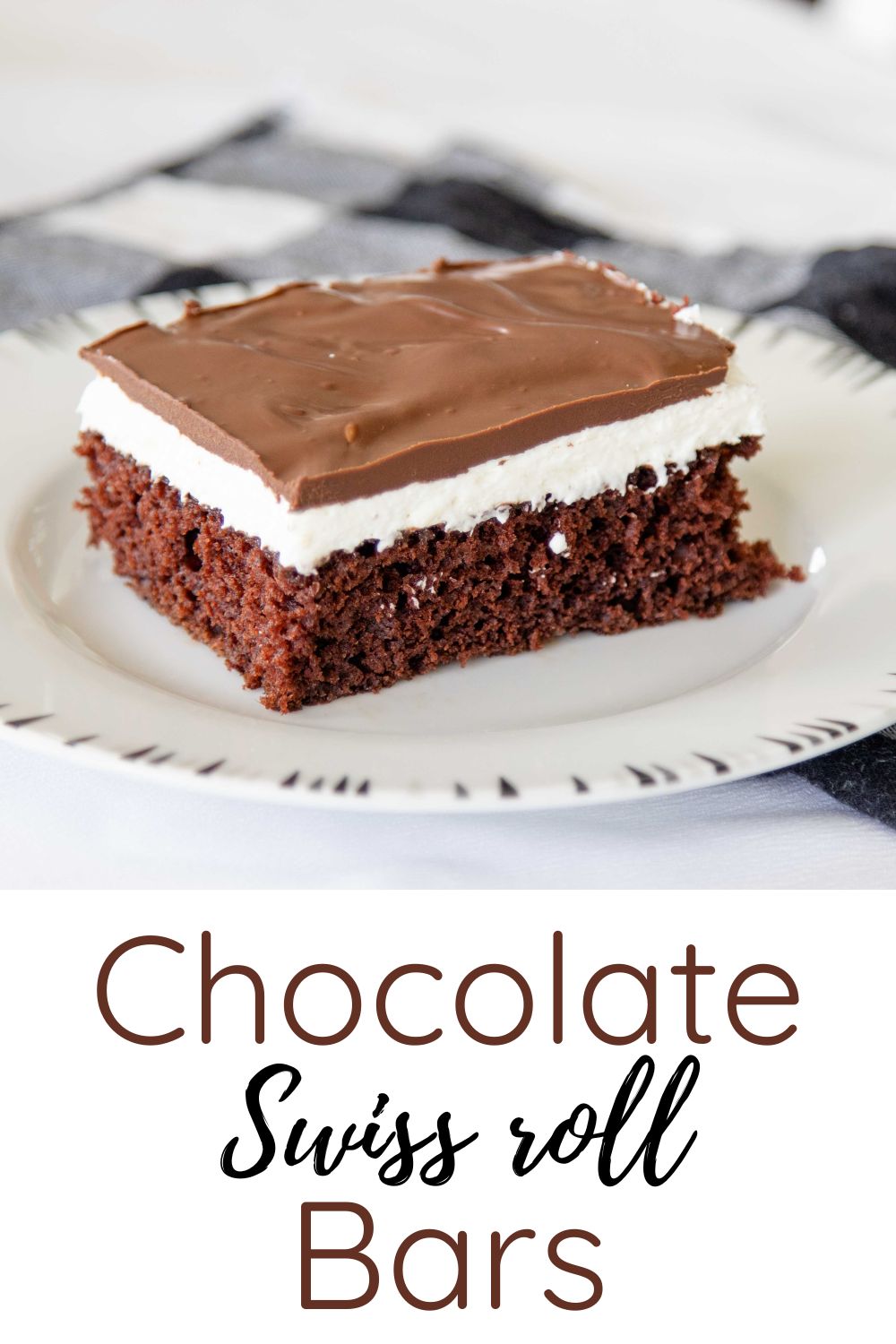 Chocolate Swiss Roll Bars - From Scratch Recipe - Small Town Scratch