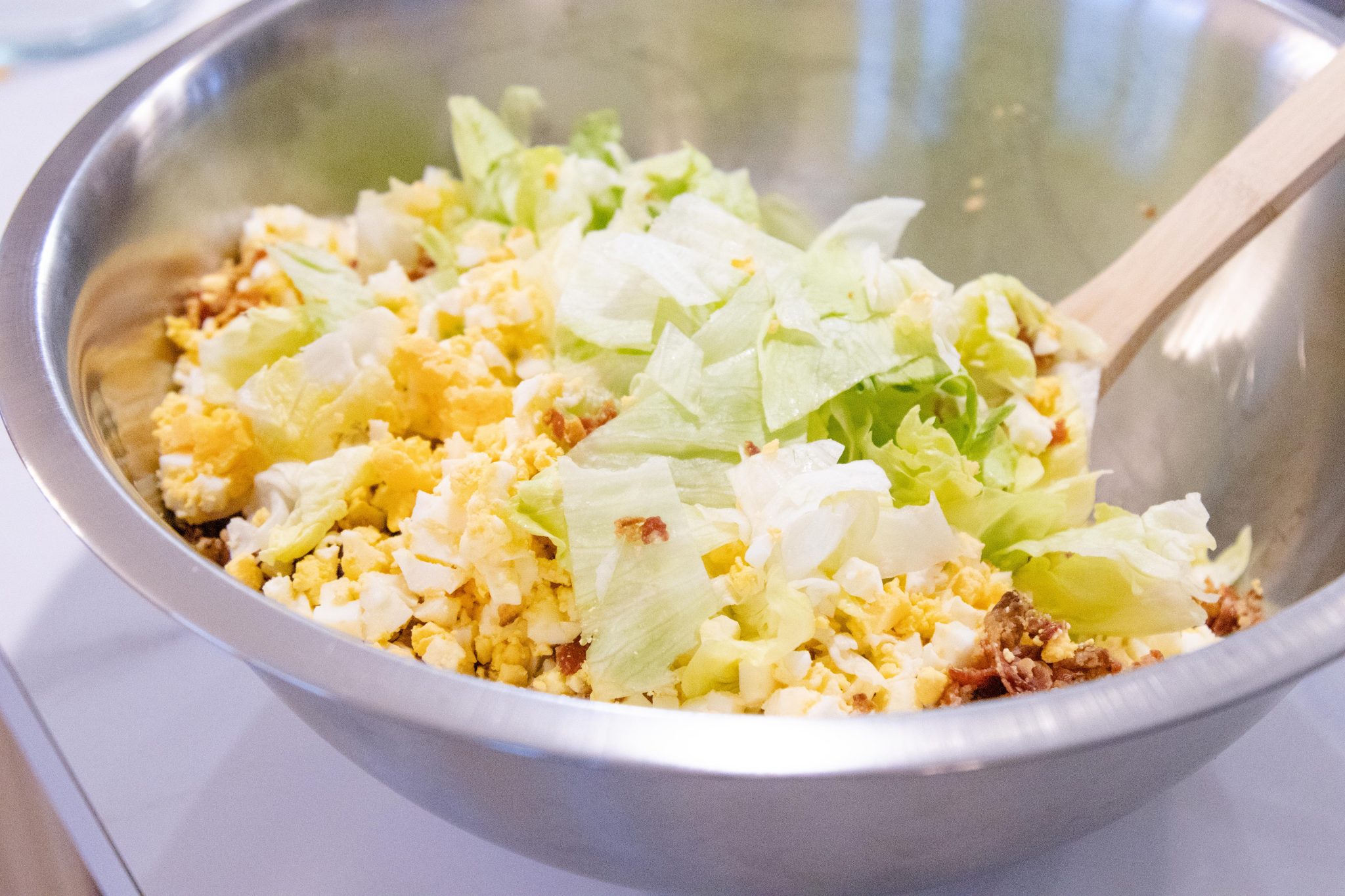 Corn Chip Lettuce Salad - Easy Mennonite Salad Recipe - Small Town Scratch