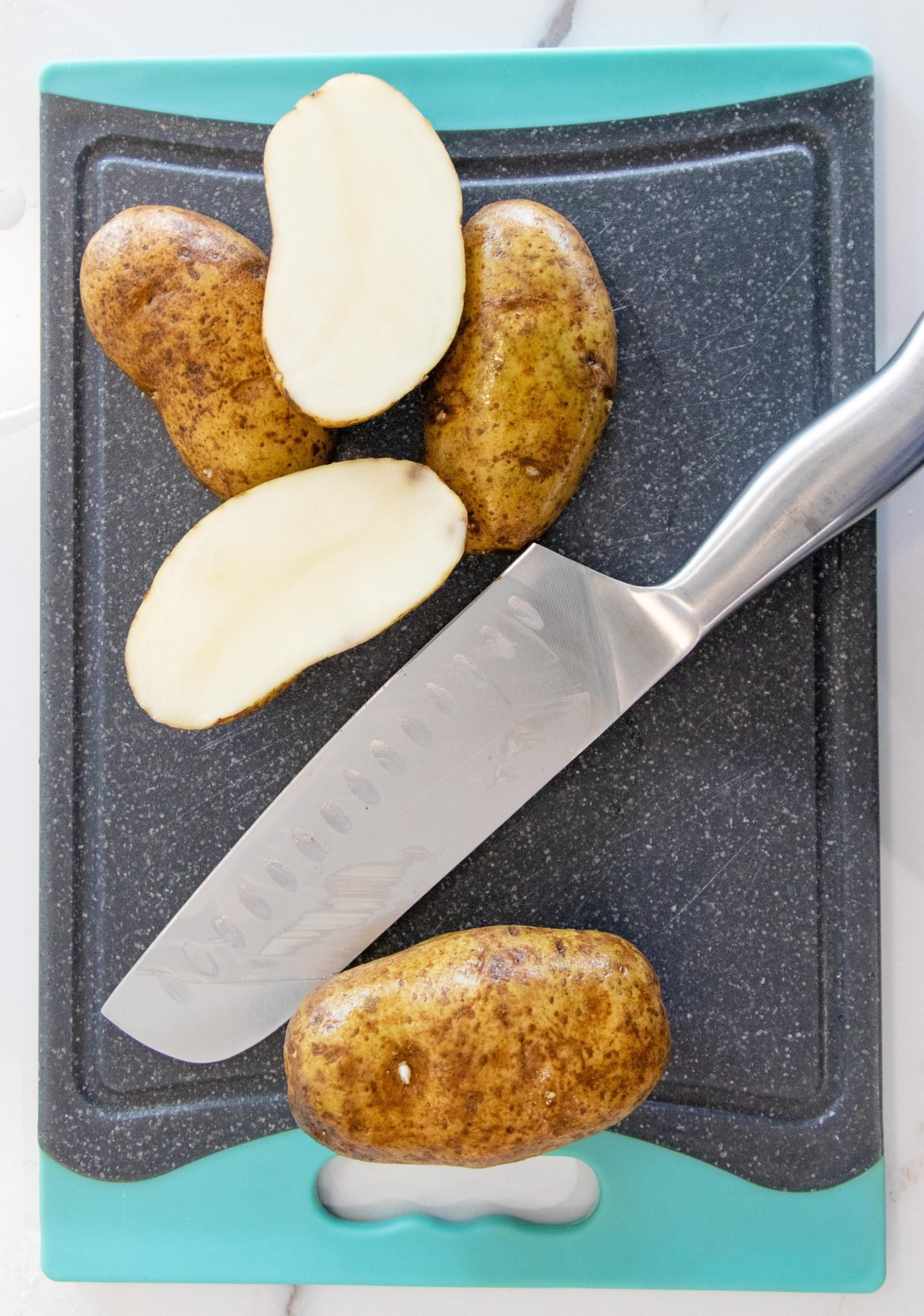 Easy Baked Potato Halves - Quick Baked Potato Recipe - Small Town Scratch