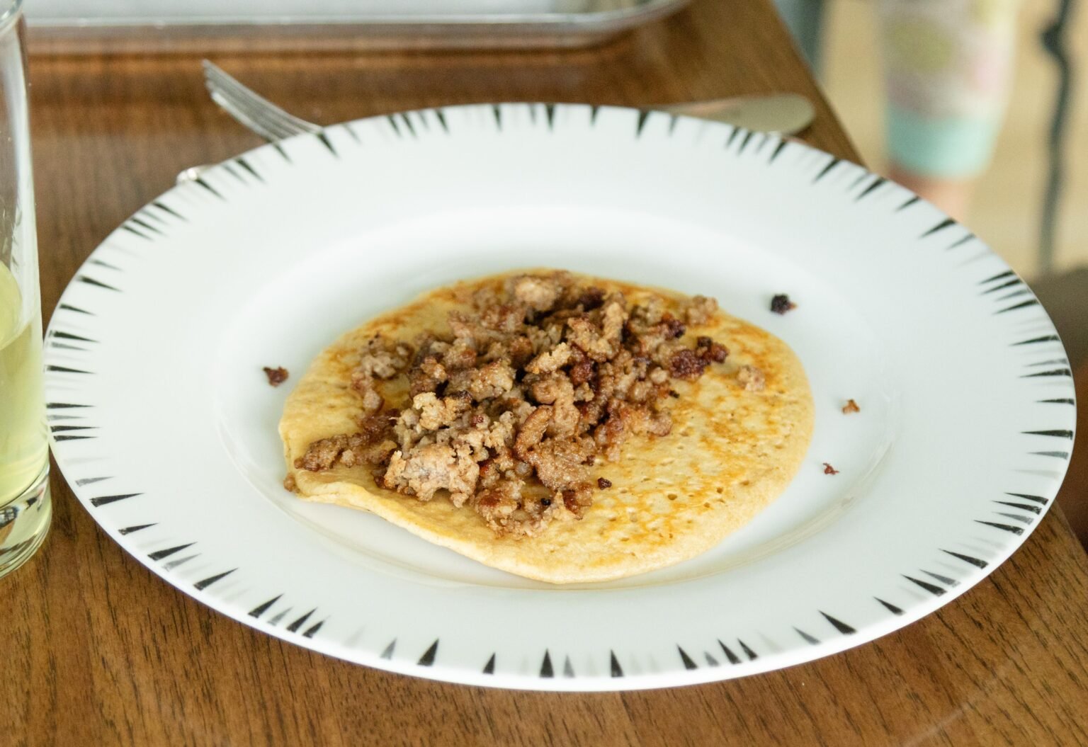 Pancake Breakfast Tacos on the Blackstone Griddle - Small Town Scratch
