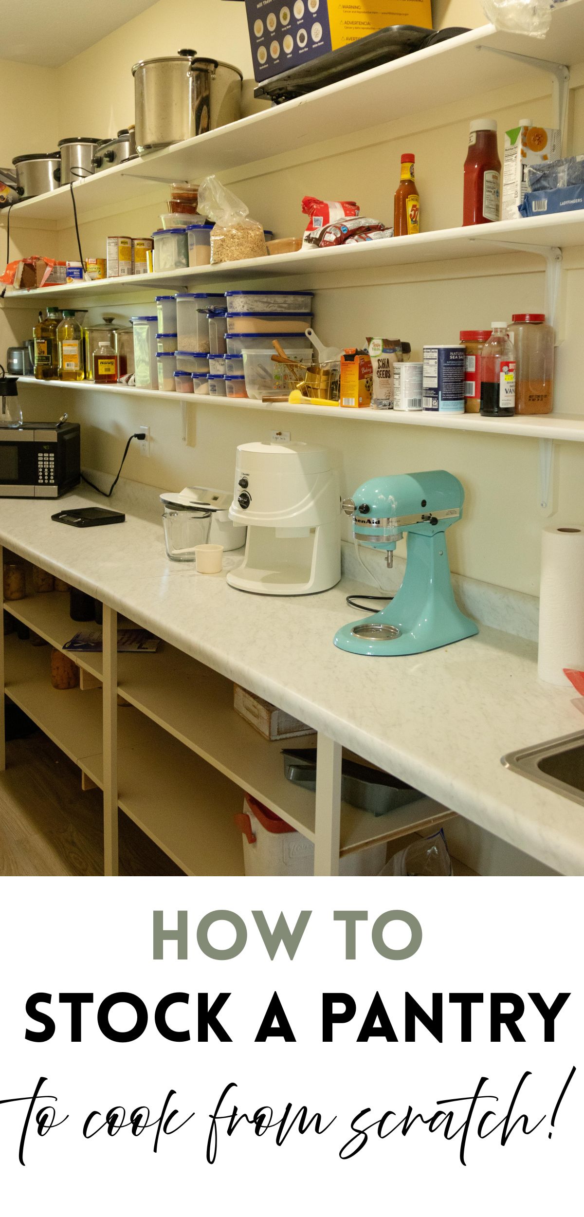 How to Stock a Pantry & Fridge (for Cooking from Scratch!) - Small Town ...