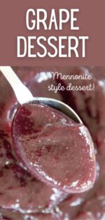 Smooth Grape Dessert Recipe (with Concord Grape Pulp) - Small Town Scratch