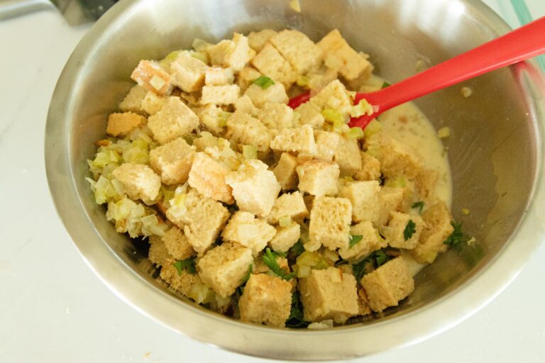 Traditional Bread Stuffing Recipe (Easy & Homemade!) - Small Town Scratch