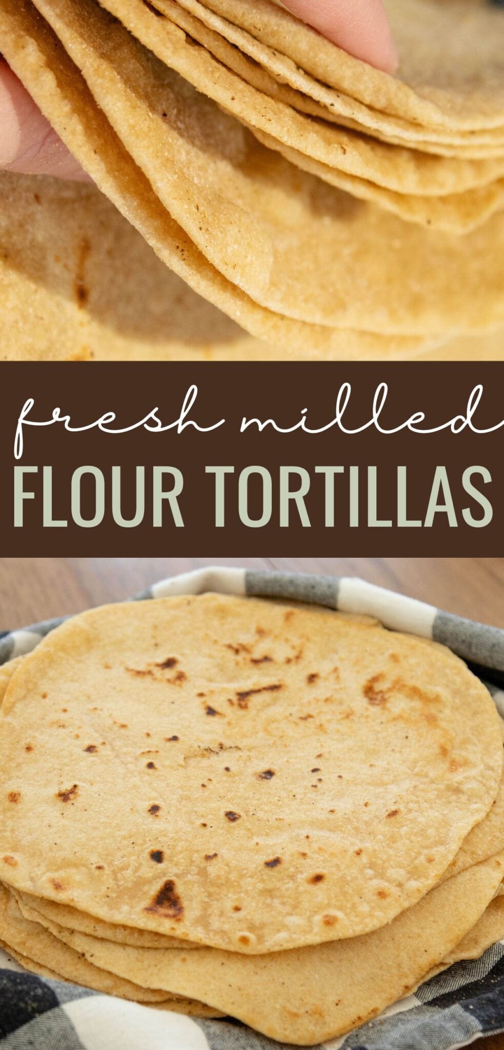Easy Soft Flour Tortillas (Fresh Milled Whole Wheat Recipe) - Small ...